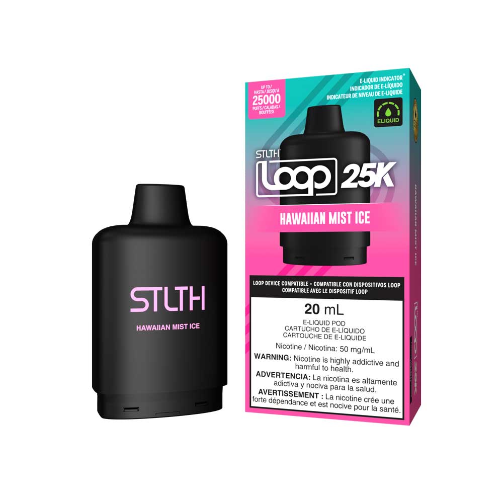 STLTH LOOP 25K Pod Pack - HAWAIIAN MIST ICE – STLTH VAPE Peru