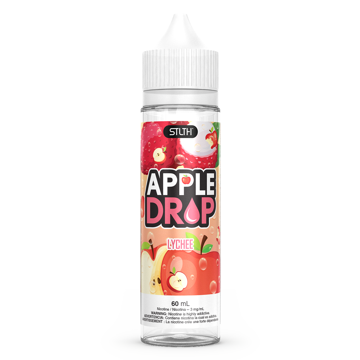 LYCHEE APPLE DROP ICE - BASE LIBRE – STLTH VAPE Peru