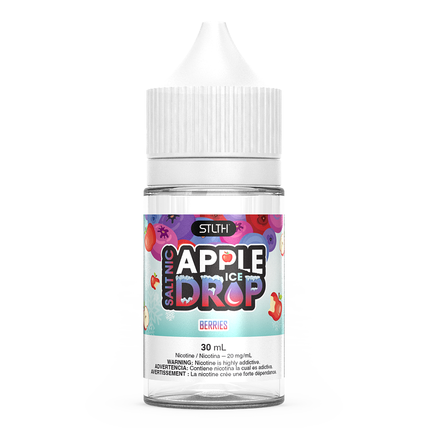 BERRIES APPLE DROP ICE - BASE LIBRE – STLTH VAPE Peru