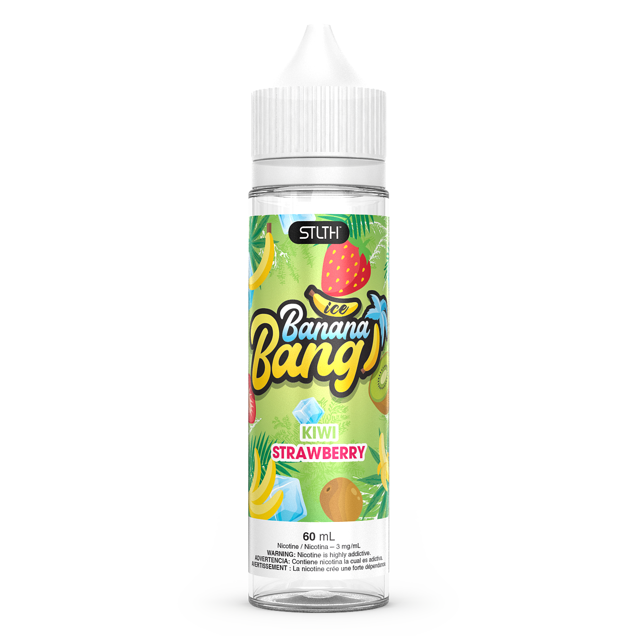 KIWI STRAWBERRY BANANA BANG ICE - BASE LIBRE – STLTH VAPE Peru