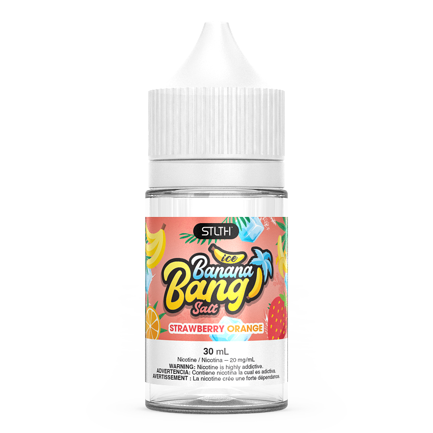 STRAWBERRY ORANGE BANANA BANG ICE - BASE LIBRE – STLTH VAPE Peru