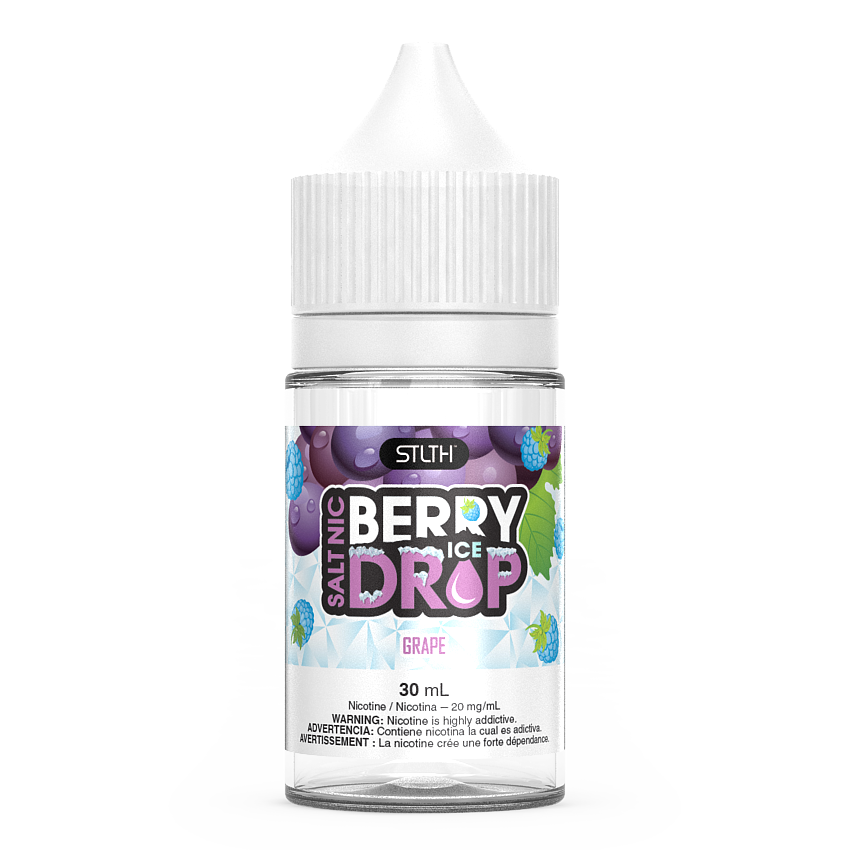 GRAPE BERRY DROP ICE - SALES DE NICOTINA – STLTH VAPE Peru