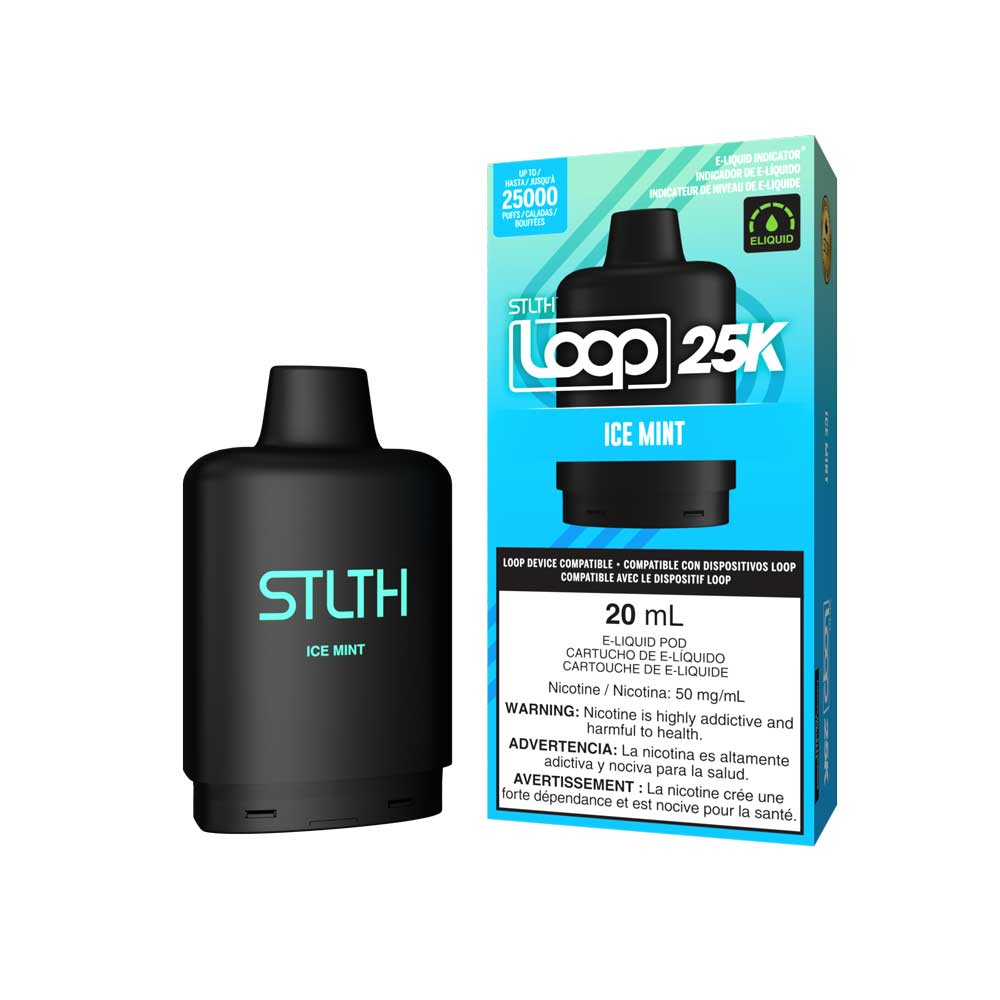 STLTH LOOP 25K Pod Pack - Ice Mint – STLTH VAPE Peru