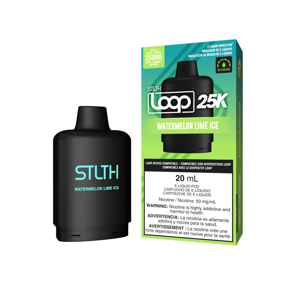 STLTH LOOP 25K Pod Pack - WATERMELON LIME ICE – STLTH VAPE Peru