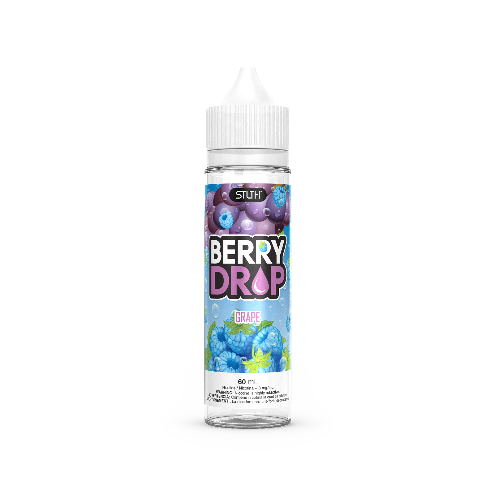 GRAPE BERRY DROP - BASE LIBRE – STLTH VAPE Peru