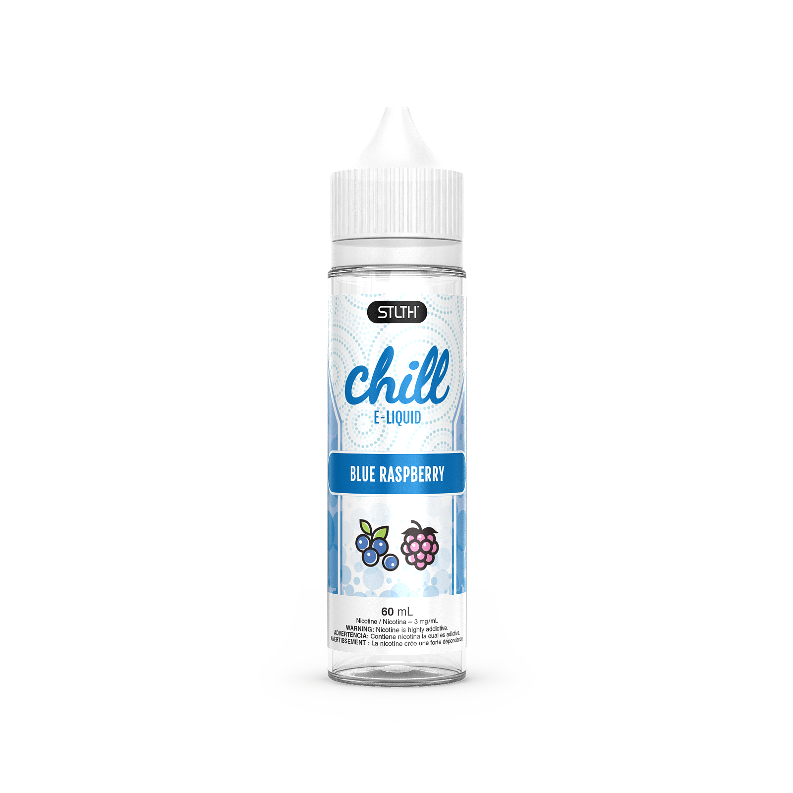 BLUE RASPBERRY CHILL - BASE LIBRE – STLTH VAPE Peru